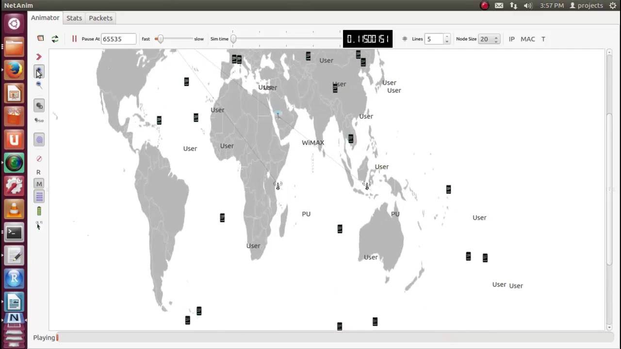 Wimax network simulator ns3 [network simulator 3] - YouTube