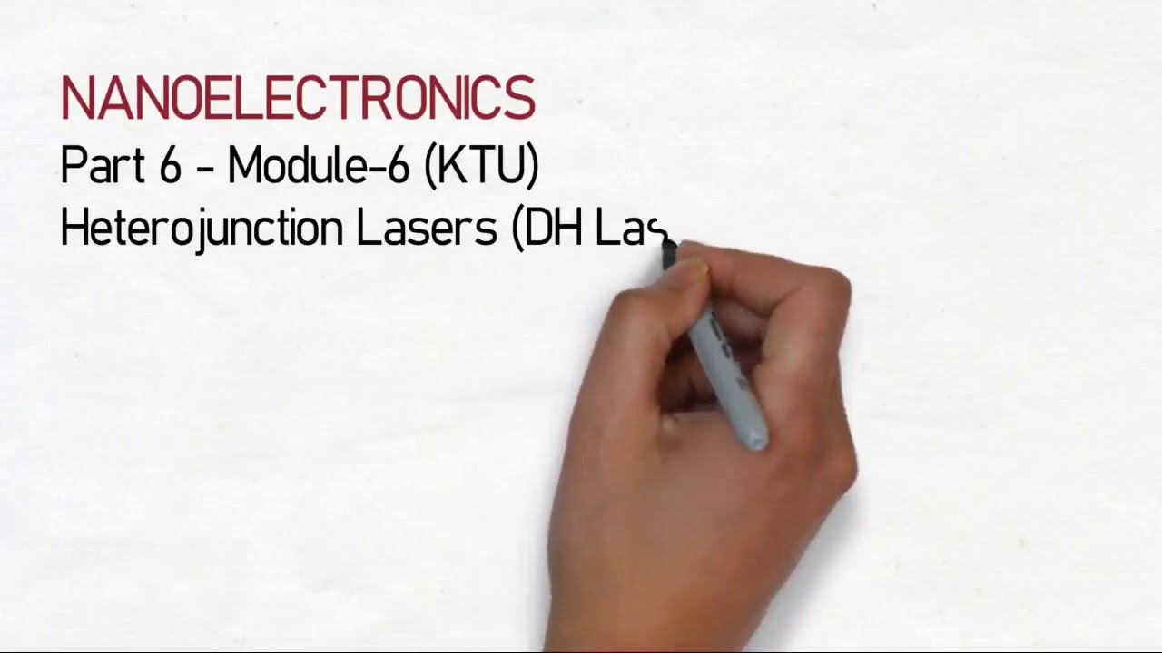 Heterojunction Lasers |#nanoelectronics|#ktu|Part 6 Module 6 - YouTube
