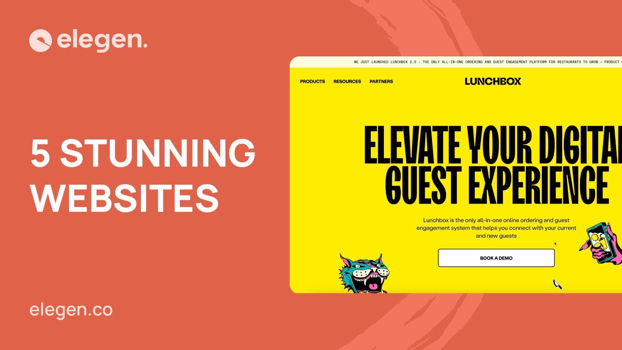 5 STUNNING UI/UX WEBSITE DESIGNS - UI/UX & Web Design Inspiration - YouTube