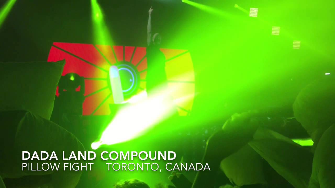 Dada Life - Dada Land Compound Pillow Fight @ Toronto, Ontario. March ...