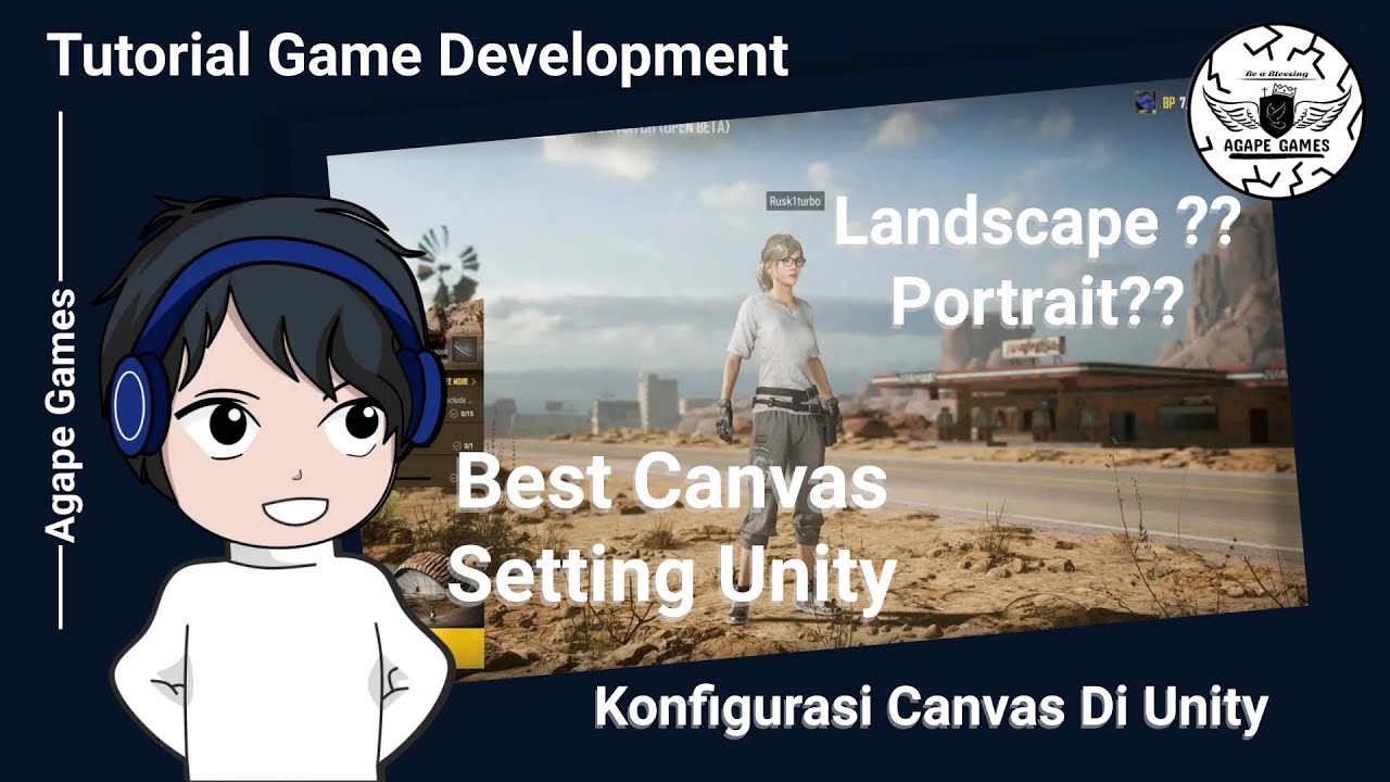 Cara Atur Canvas Yang Benar Di Unity - YouTube