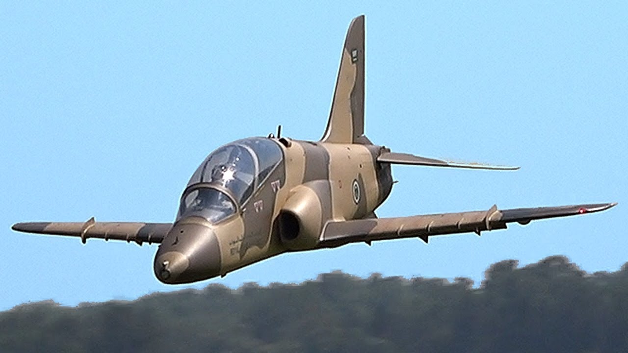 Rc Skygate BAE Hawk of the Royal Saudi Air Force - YouTube