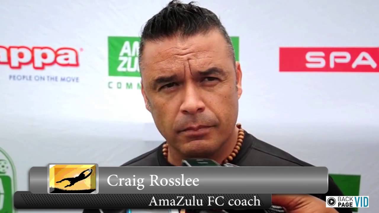 AmaZulu FC coach - Craig Rosslee interview - YouTube