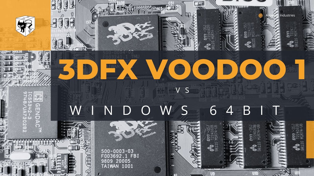 Nostalgiczna podróż z Voodoo 1: Sterownik 64-bitowy na Windows XP, 7 i 10! - YouTube