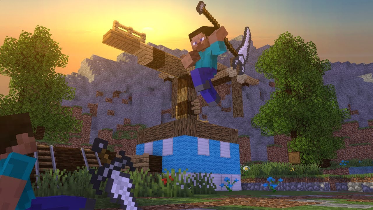 Steve vs Steve battle (no music) - YouTube