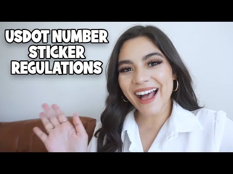 USDOT Number Registration Decal Sticker Regulations | US DOT Truck ...