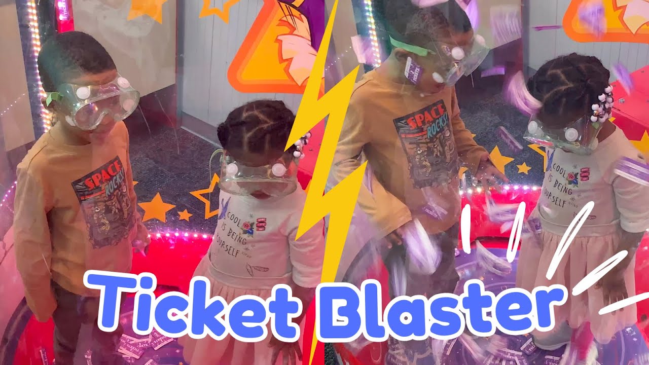 Ticket Blaster Fun at Chuck E. Cheese | The RJ and Mikie Kid’s Show ...