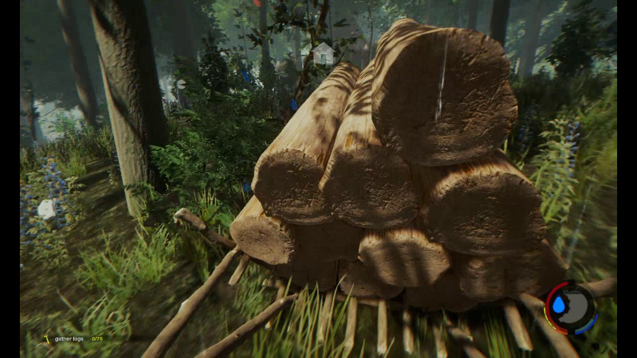 Let´s Play the Forest Part 5 - Fort Building 2 of 3 - YouTube