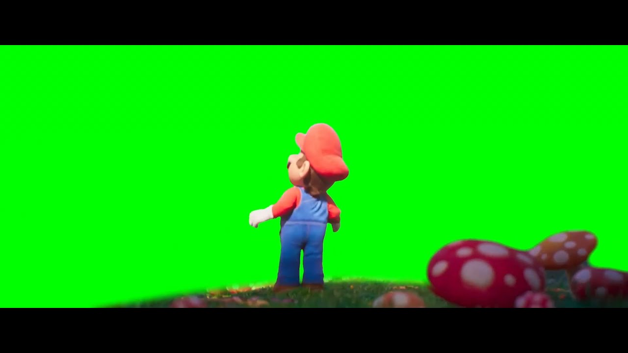 The Super Mario Bros. - Surprised Mario - Green Screen - YouTube