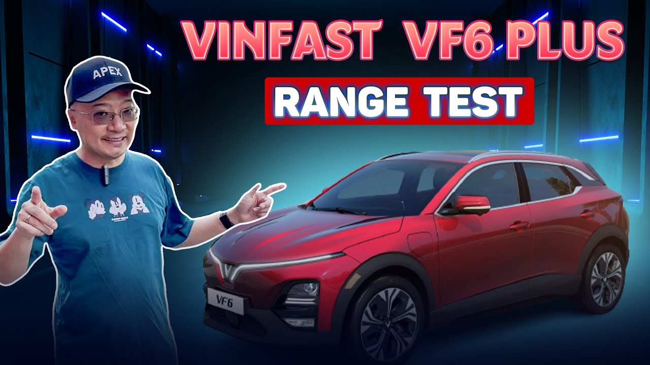 VinFast VF6 Plus Range test - YouTube