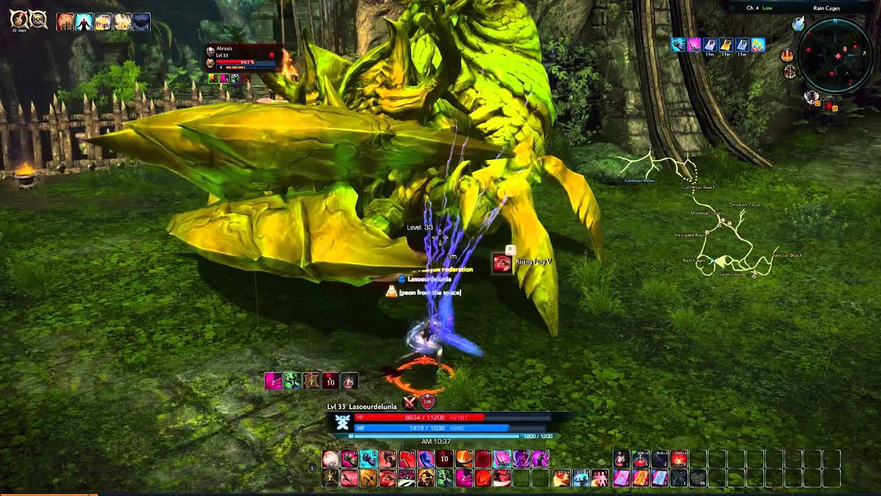 TERA : Abraxis - Warrior Castanic LV33 - YouTube