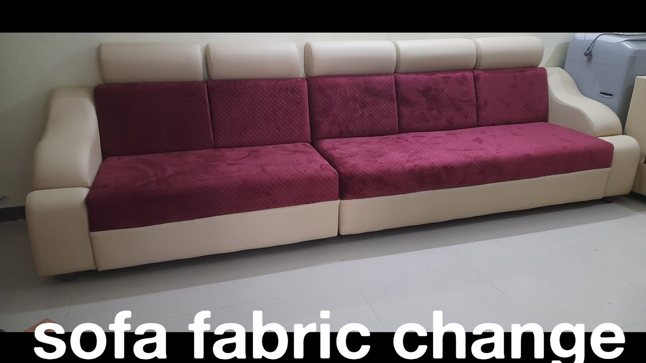 corner sofa cover cutting and stitching - YouTube