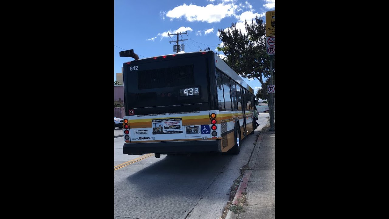 BIRTHDAY WEEK: Thebus Honolulu Route 43 Hoaeae WL Skyline Stn. Bus’ 642 ...