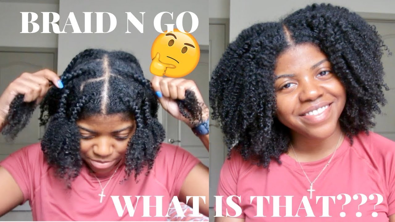 Braid N Go | Cheat for a Wash N Go? - YouTube