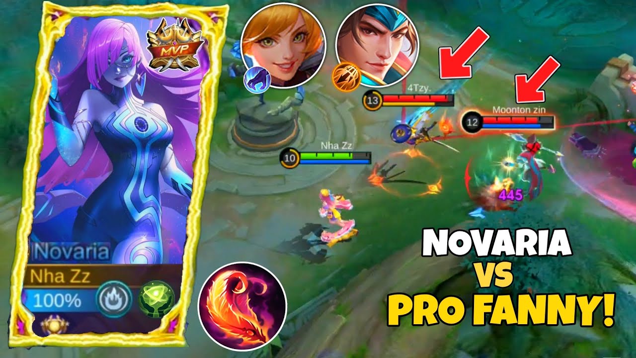 NOVARIA VS PRO FANNY BEST ASSASIN JUNGLER TARGET MY NOVARIA | NOVARIA ...
