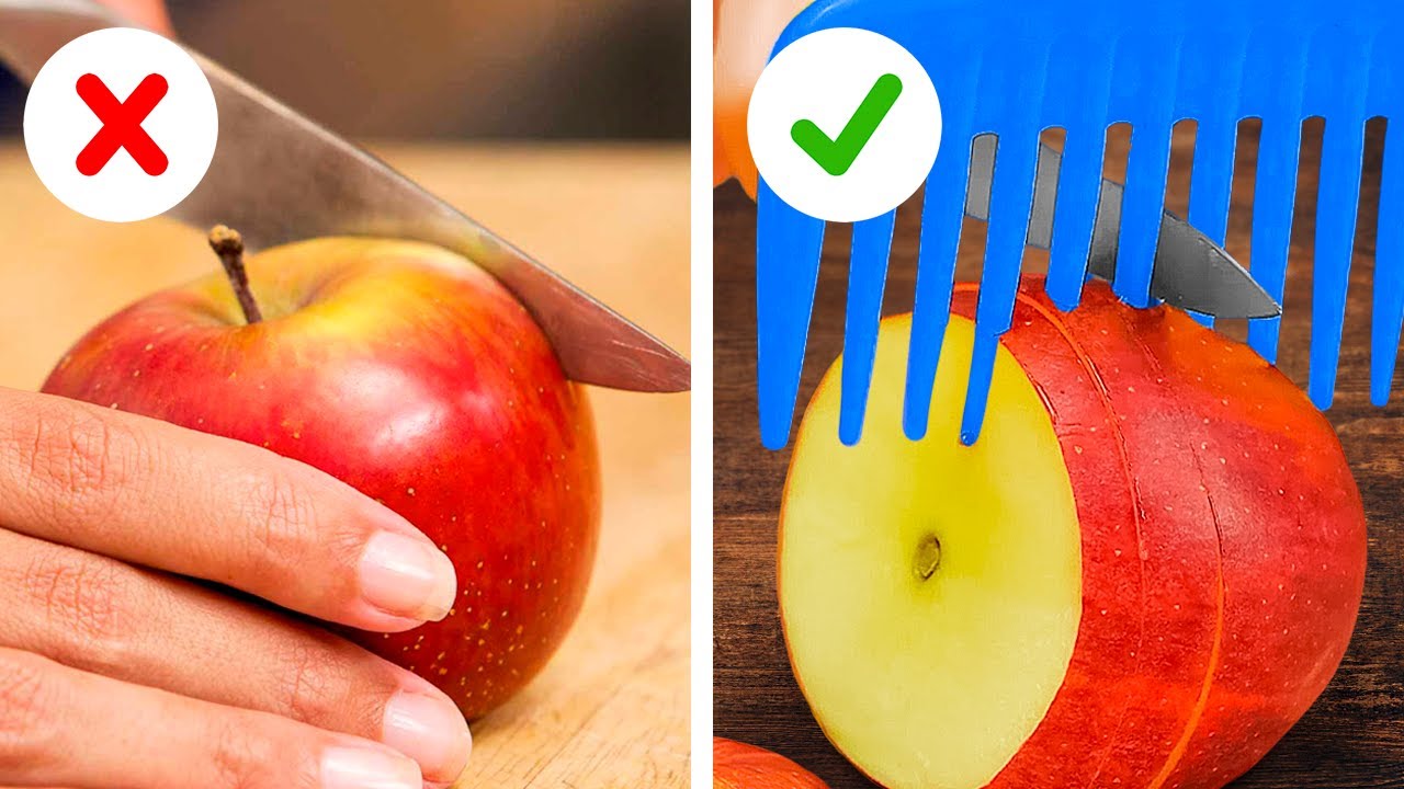 Easy Ways To Cut And Peel Fruits And Vegetables - YouTube