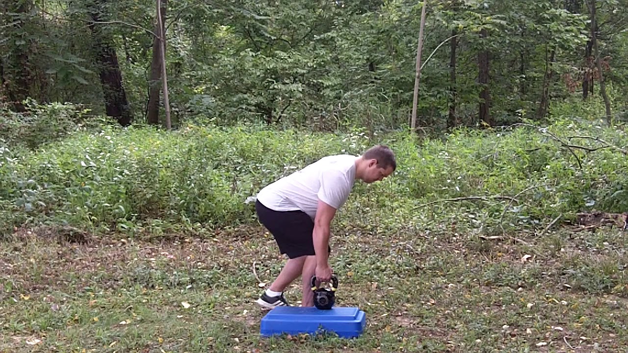 Sprinters Stance KB Deadlift - YouTube