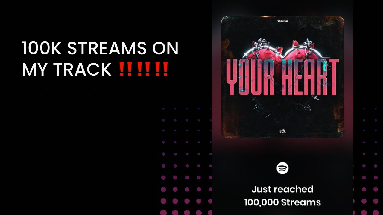 How I made a 100k stream song - YouTube