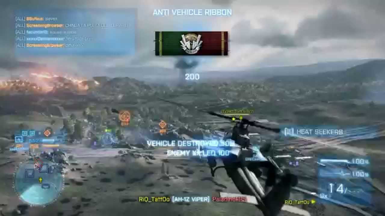 BF3 Attack Helicopter Gameplay HD [RiQ_TattOo] - YouTube