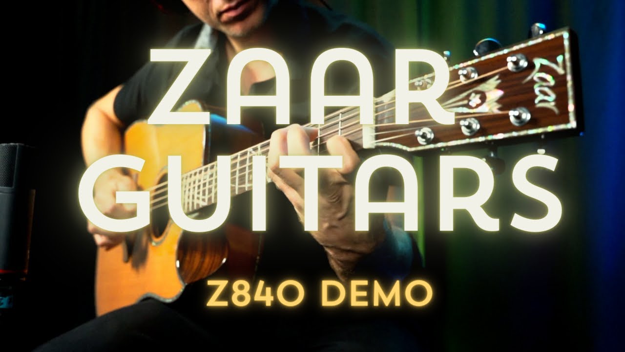 Zaar Guitars: Z840 Elite Series Ziricote Limited Edition (Demo) - YouTube