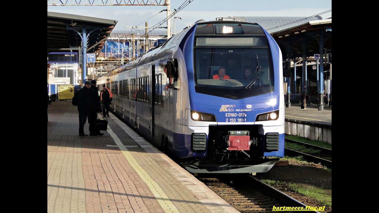 [ PKP InterCity ] ED160-017 Flirt 3 przejazd testowy 01/12/2015 - YouTube