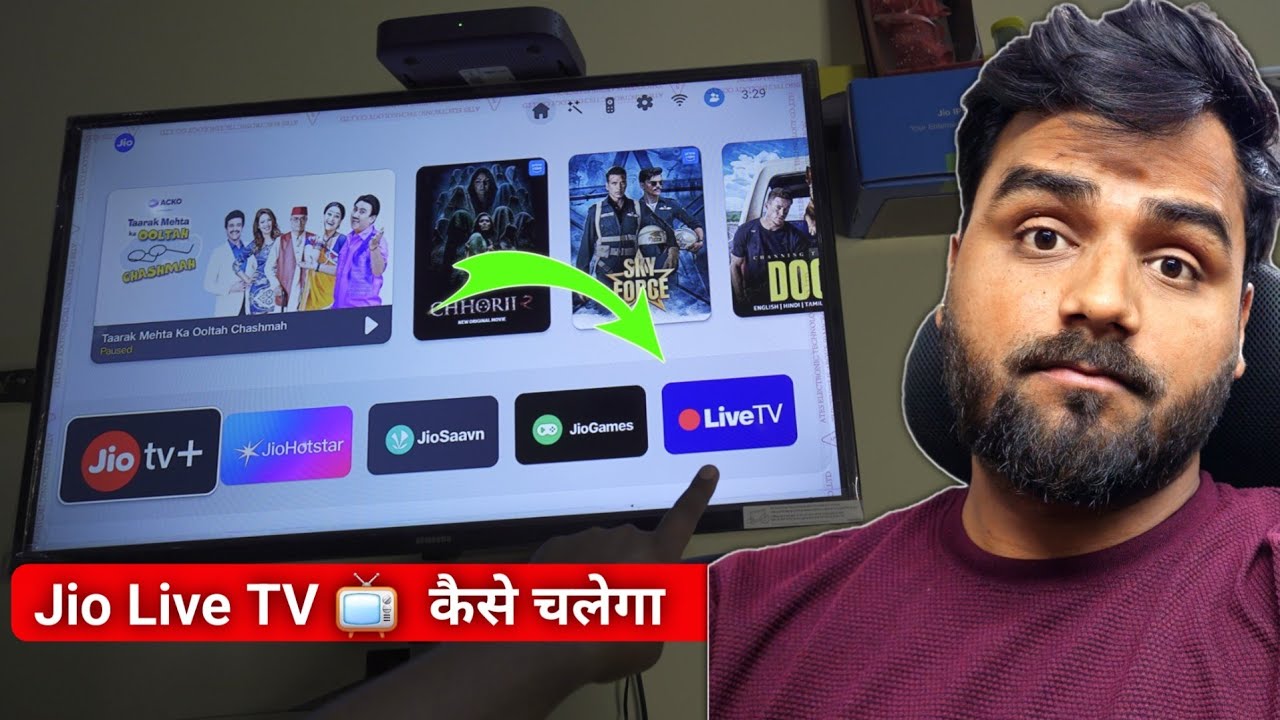 Live tv 📺 jio set top box | How to play Jio live tv | jio live tv kaise ...