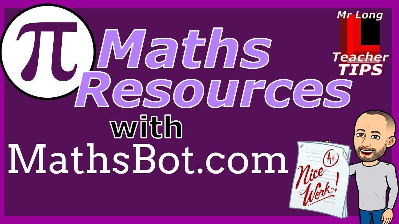 Maths Resources with MathsBot - YouTube