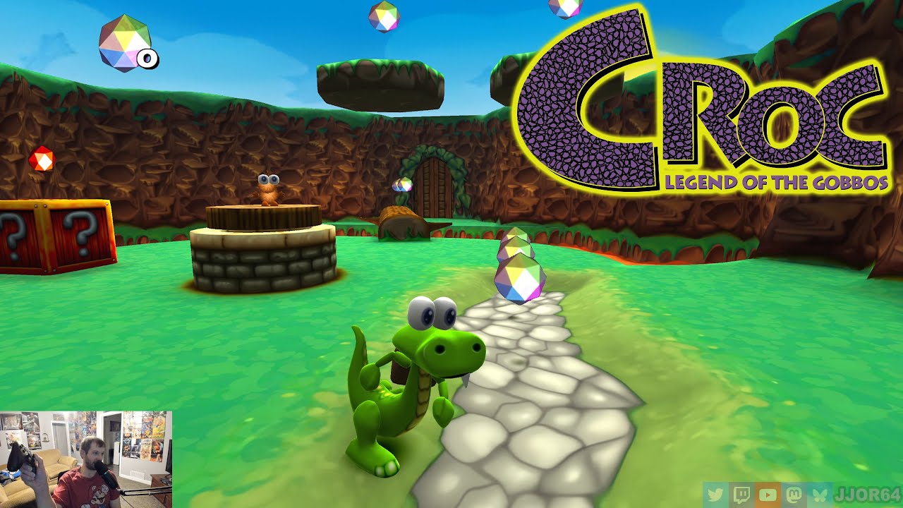 Croc Legend of the Gobbos (Switch) - JJOR64 plays Nintendo Switch - YouTube