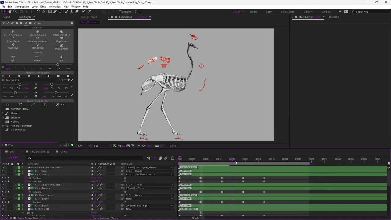 Duik Ángela Tutorial: Animation Tools - YouTube