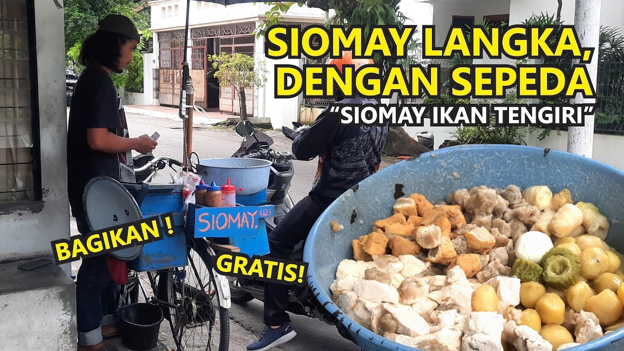 SIOMAY LANGKA MENGGUNAKAN SEPEDA, BAGIKAN GRATIS !!! - YouTube