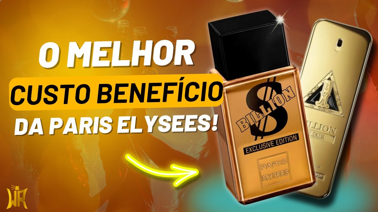 NOVO BILLION EXCLUSIVE EDITION - O MELHOR PERFUME DA PARIS ELYSEES ...