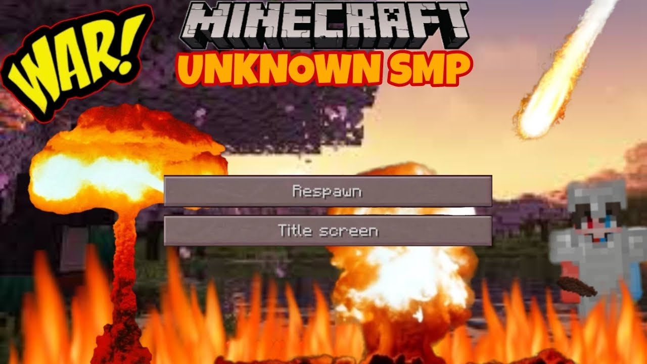 MINECRAFT UNKNOWN SMP {MINECRAFT UNKNOWN SMP WAR BEGIN??} - YouTube