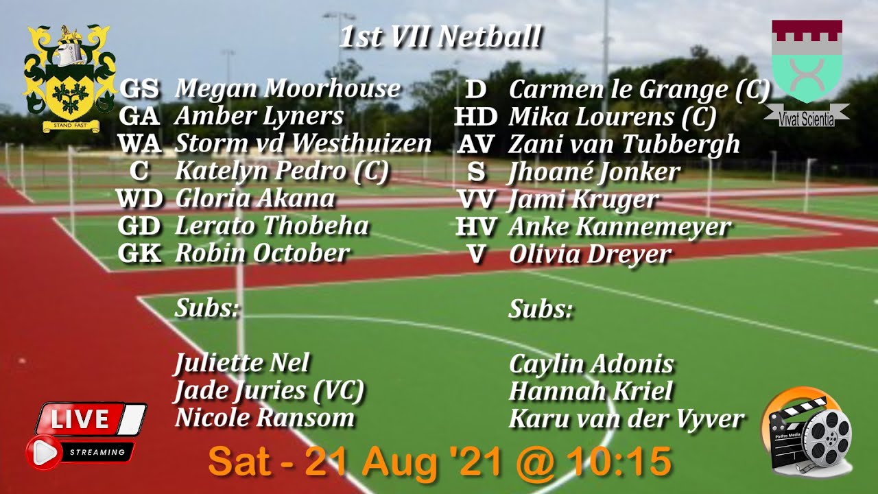 Fairmont vs Stellenberg 1st VII Netball - YouTube