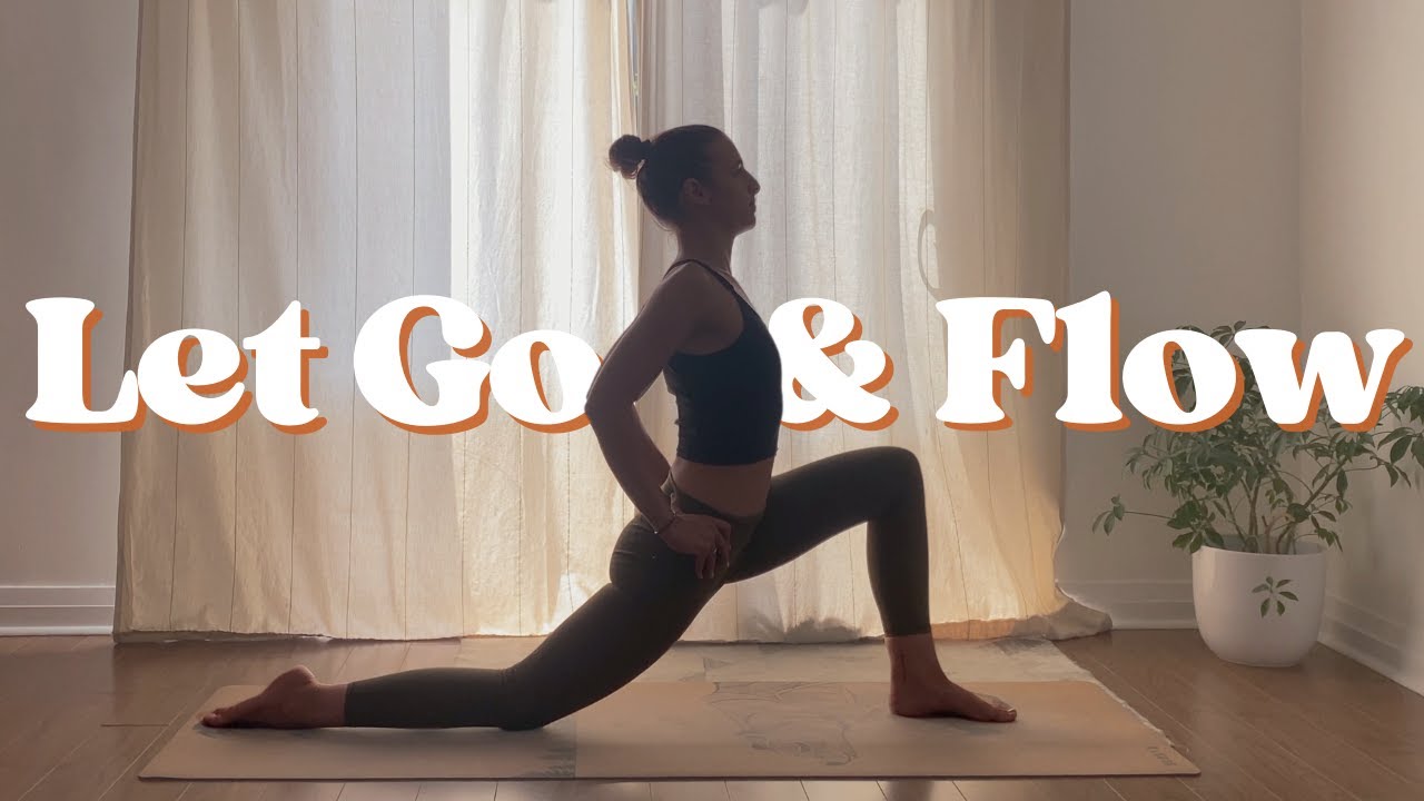 Let Go & Flow | Intermediate Yoga Flow for Hips & Hamstrings - YouTube