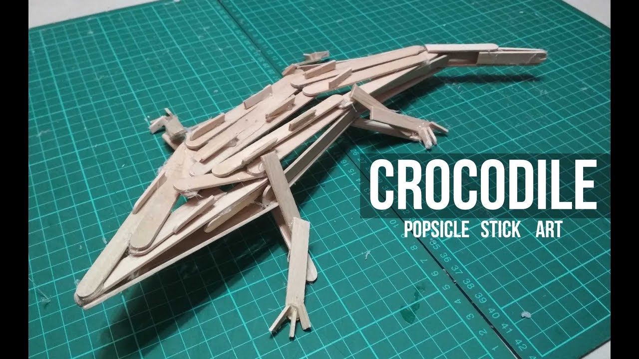 Popsicle Stick Alligator
