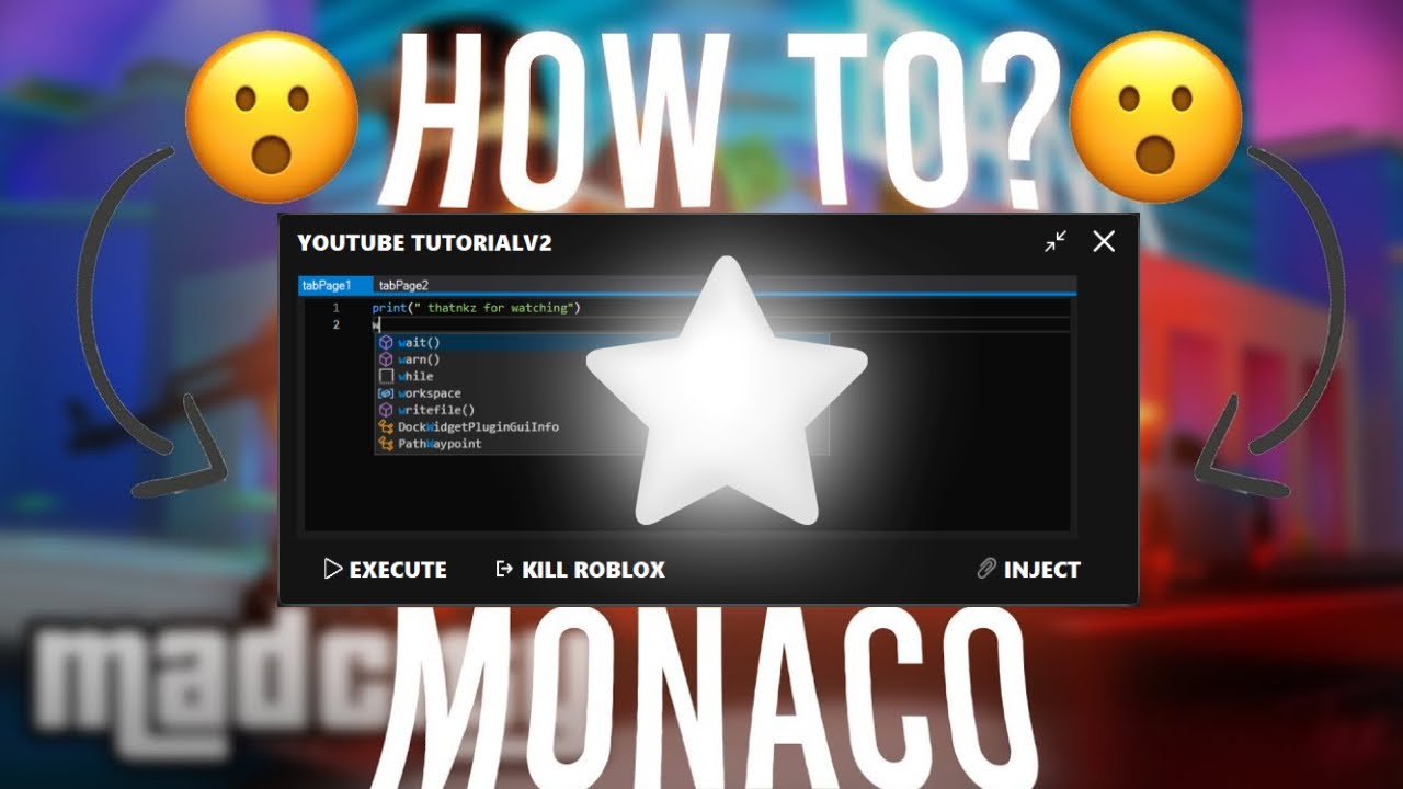 👑🎃HOW TO ADD MONACO TO YOUR ROBLOX EXECUTOR👑🎃 [2024 WORKING] [83 UNC ...