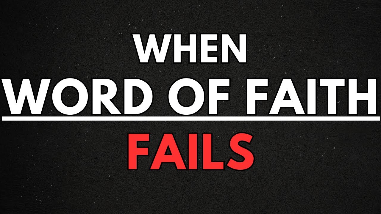 When Word Of Faith FAILS (Short Version) - YouTube