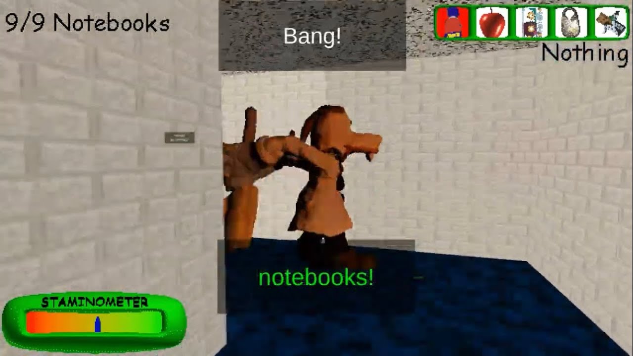 Dodging Dr. Reflex + Broken Camera Angle Baldi’s Basics Seed 1984 - YouTube