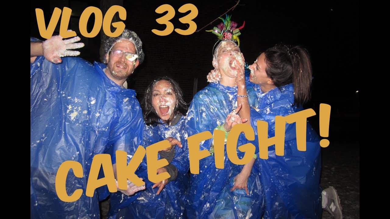 We had a Cake Fight! - YouTube