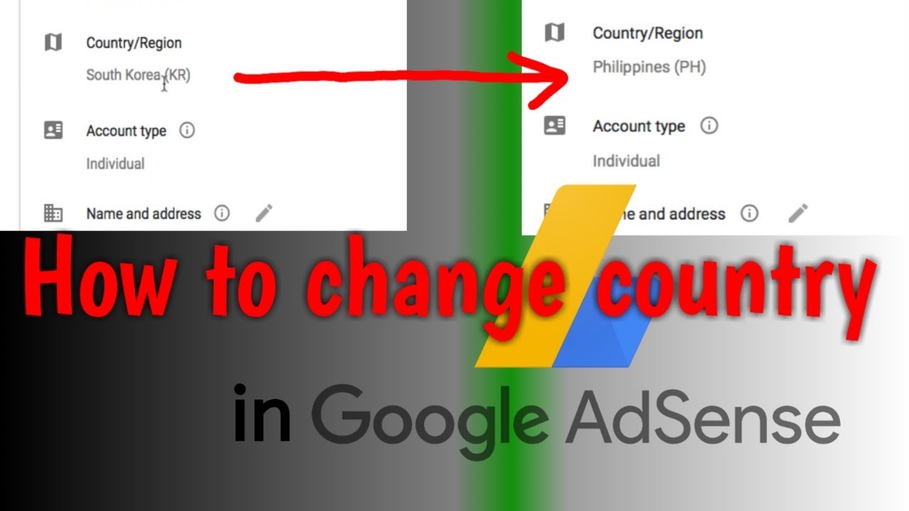 HOW TO CHANGE COUNTRY IN GOOGLE ADSENSE 2020 MONETIZED CHANNEL TAGALOG YouTube HOW TO CHANGE COUNTRY IN GOOGLE ADSENSE 2020 MONETIZED CHANNEL TAGALOG YouTube