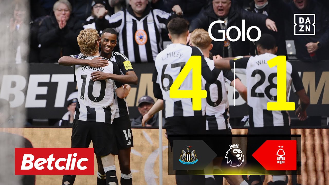 Golo de Isak | Newcastle 4-1 Nottm Forest | Premier League 24/25 - YouTube