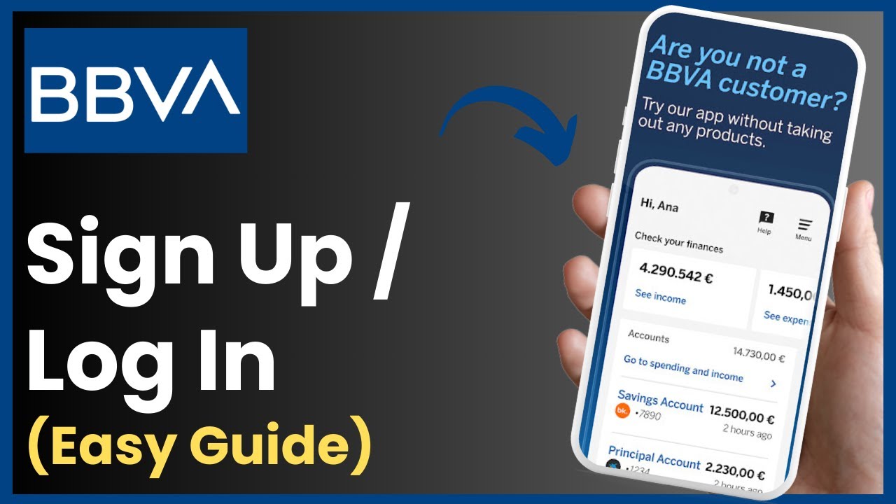 How To Log In BBVA Bank | Create Account - YouTube