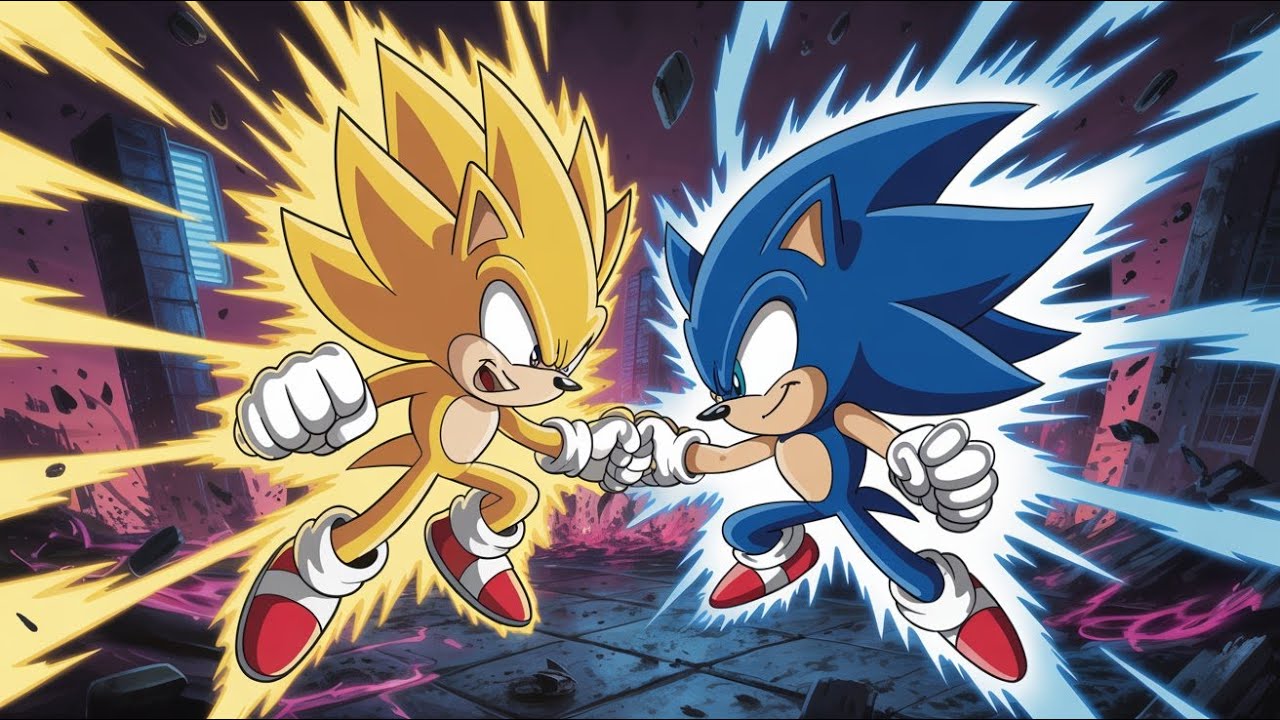 Super Saiyan Sonic vs Ultra Instinct Shadow (2025) Final Fight - YouTube