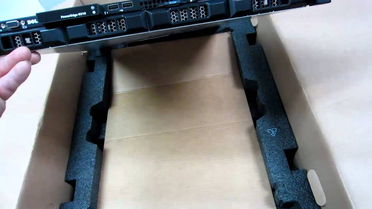 Dell Power Edge R310 Unboxing - YouTube