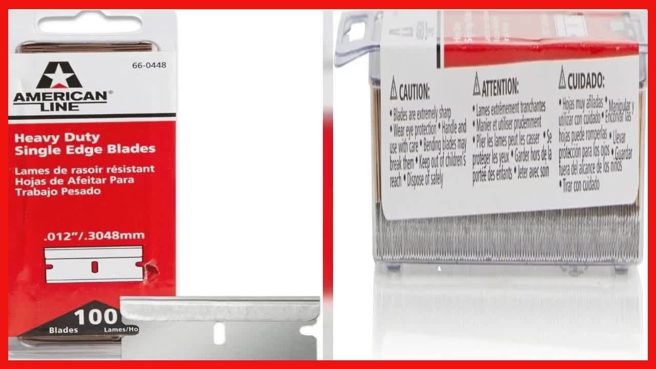 Great product - American Line Single Edge Razor Blades - 100-Pack - 0. ...