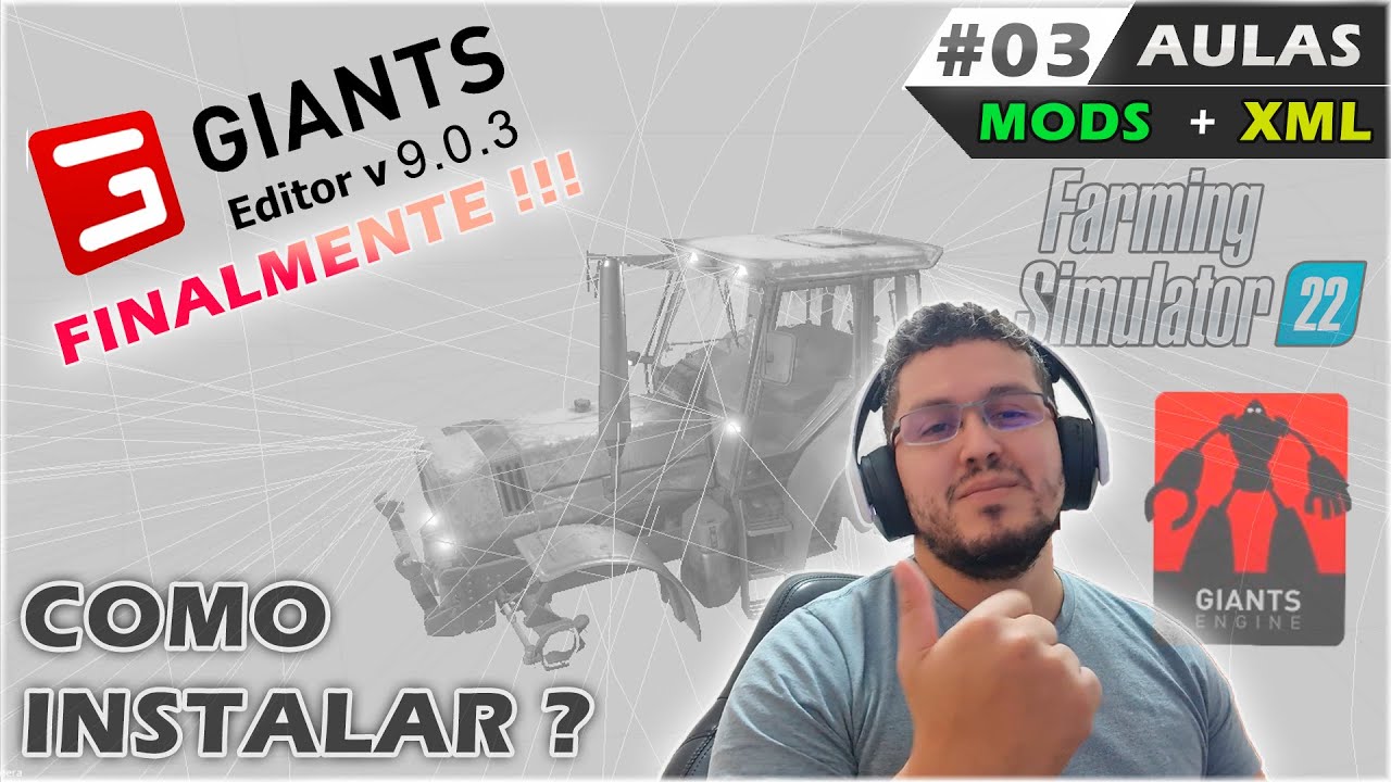 FS 22 Aulas Modding #03 - Baixar Giants Editor | Editar arquivos I3D ...