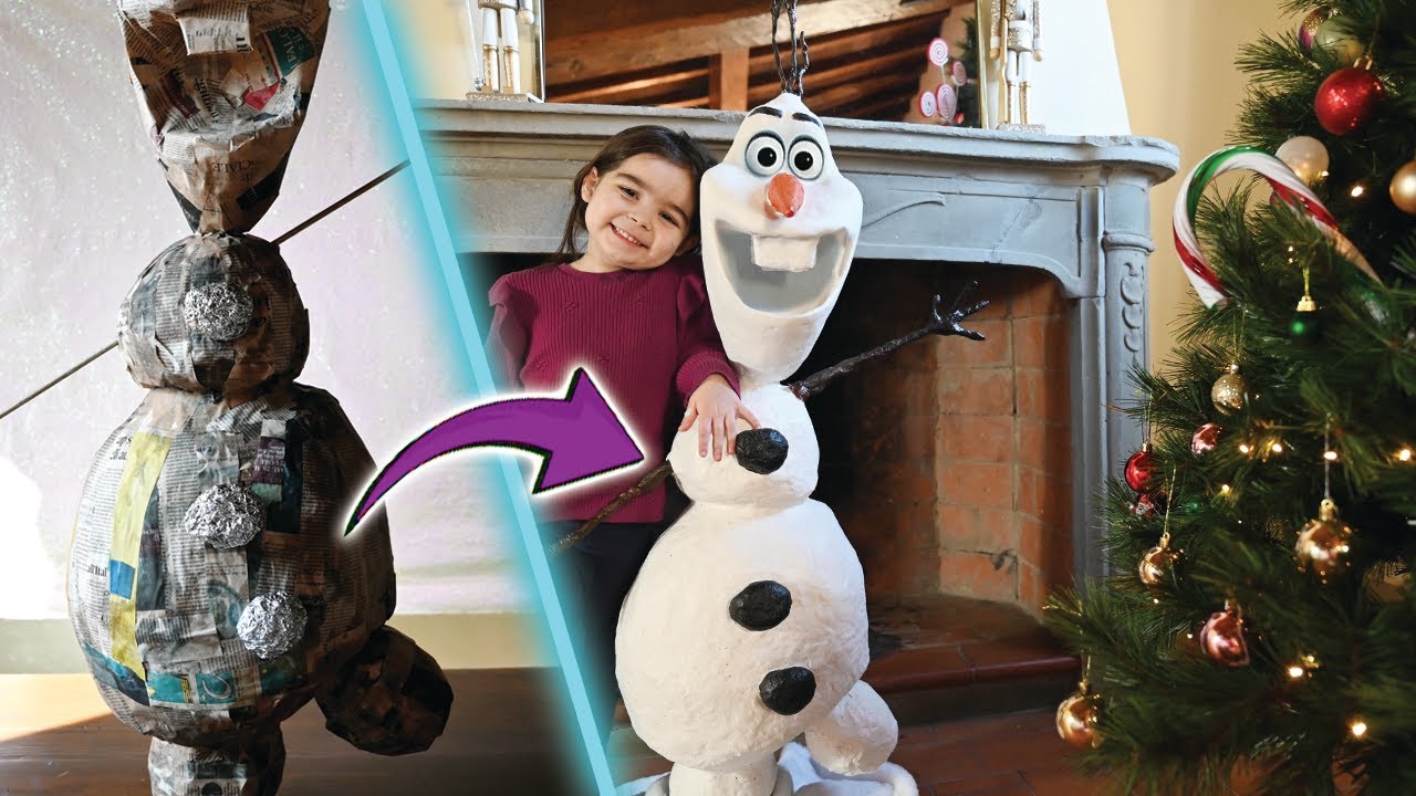 Making a life sized OLAF!!! - YouTube