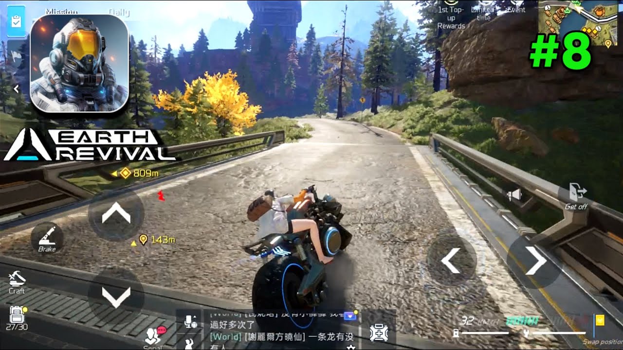 EARTH REVIVAL Mobile iOS Gameplay 8 (Open World Exploration) - YouTube