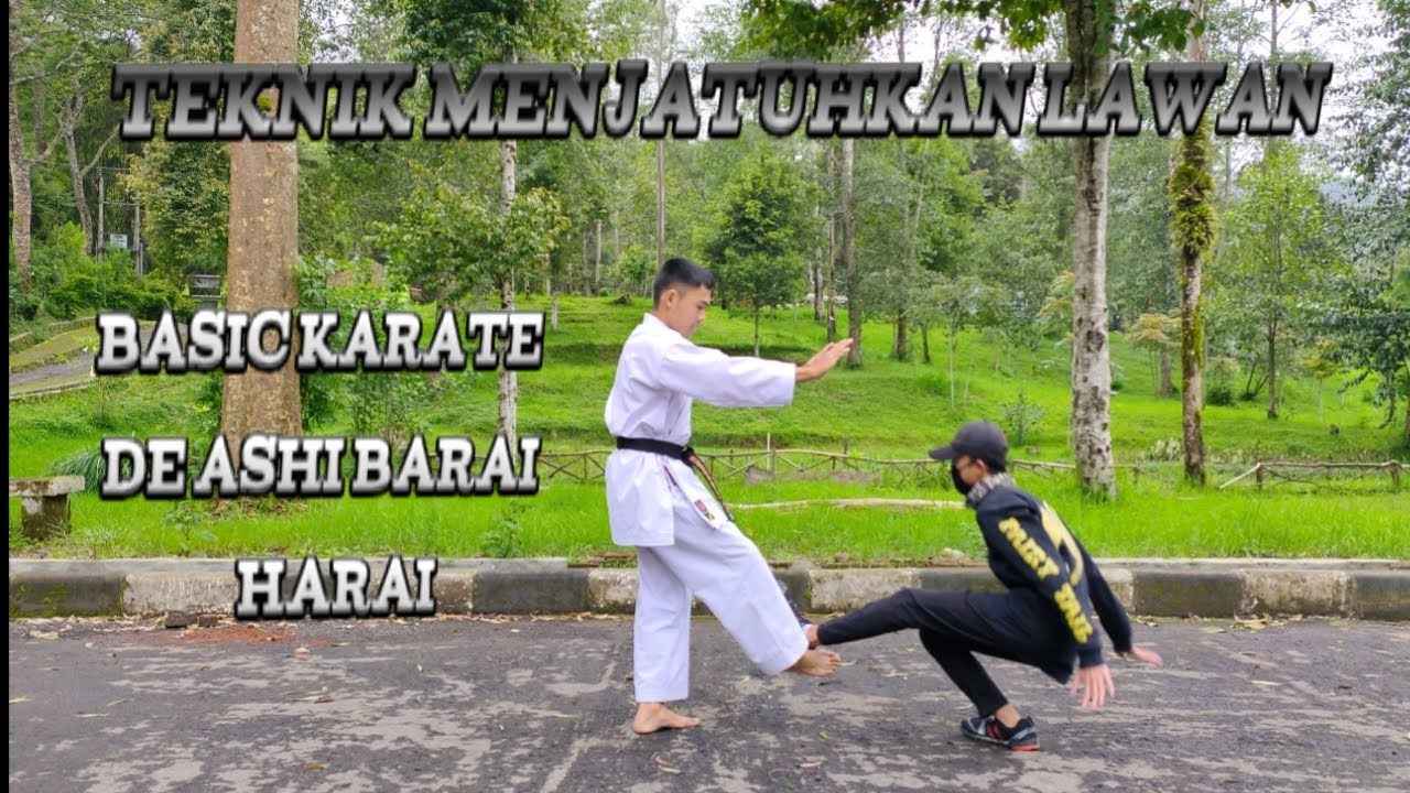 Teknik Menjatuhkan Lawan-Basic Karate - Karate Technique - YouTube