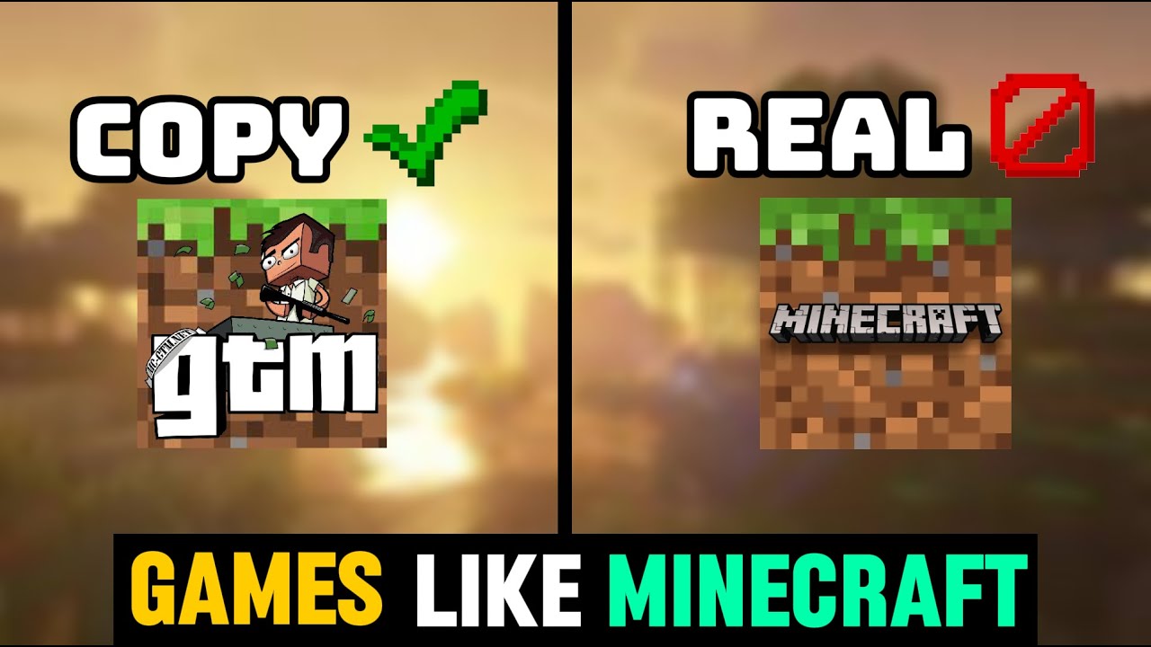Top Minecraft *COPY* Games That will Blow your Mind! - YouTube